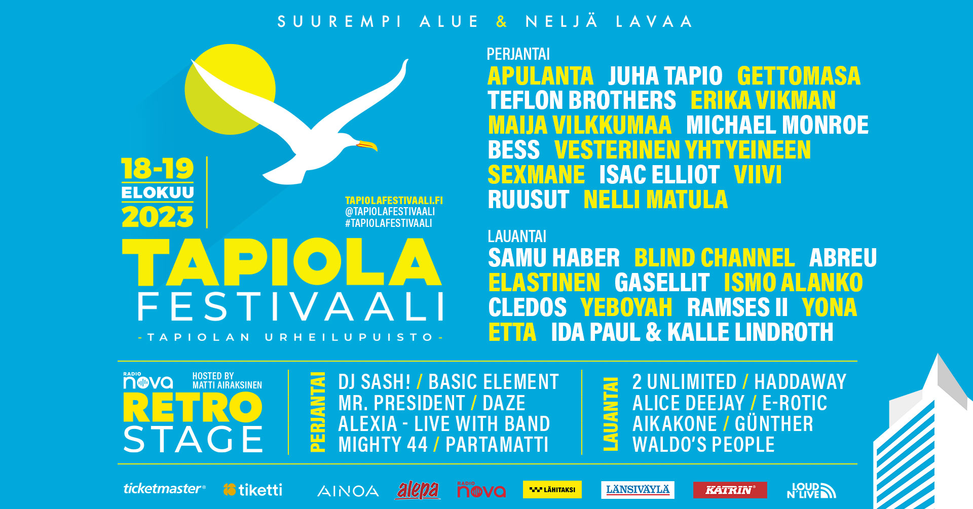 TAPIOLA FESTIVAALI 18.-19.8.2023 - Espoon Yrittäjien jäsenyrityksillä ...