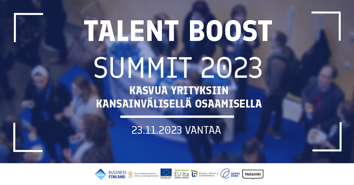 Talent Boost Summit 2023 - Yrittajat.fi