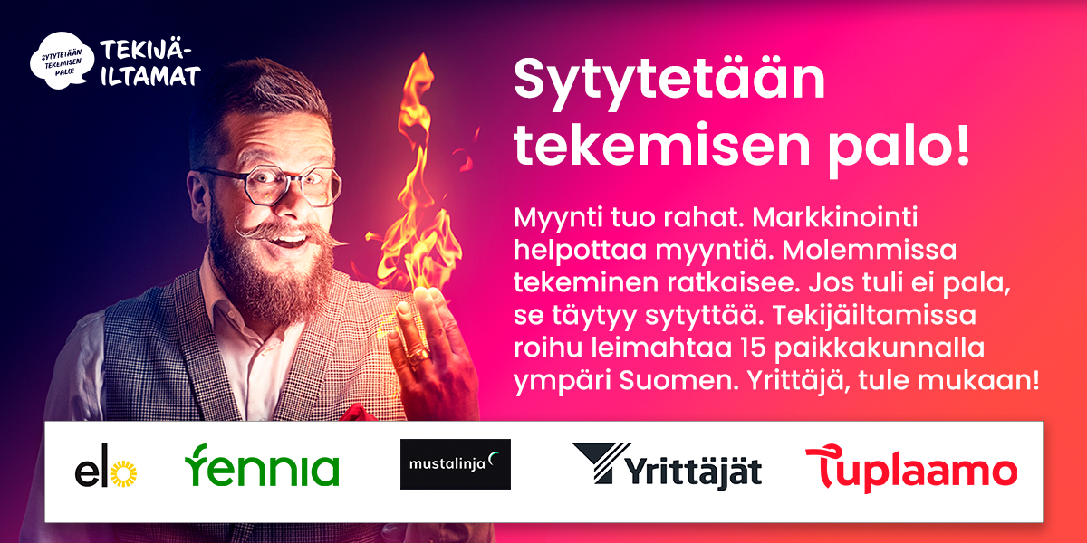 Tekijäiltamat - Yrittajat.fi