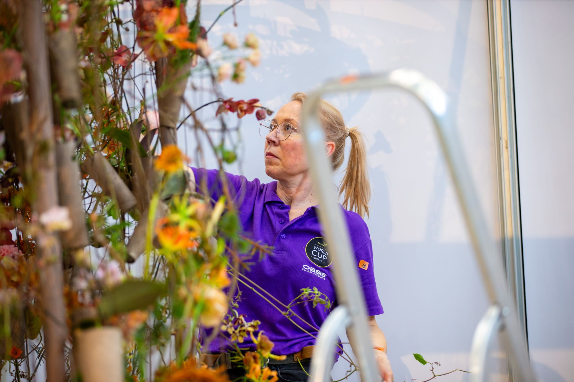 Lillede sidumise maailmameistrivõistlustel osalenud Saija Sitolahti ...