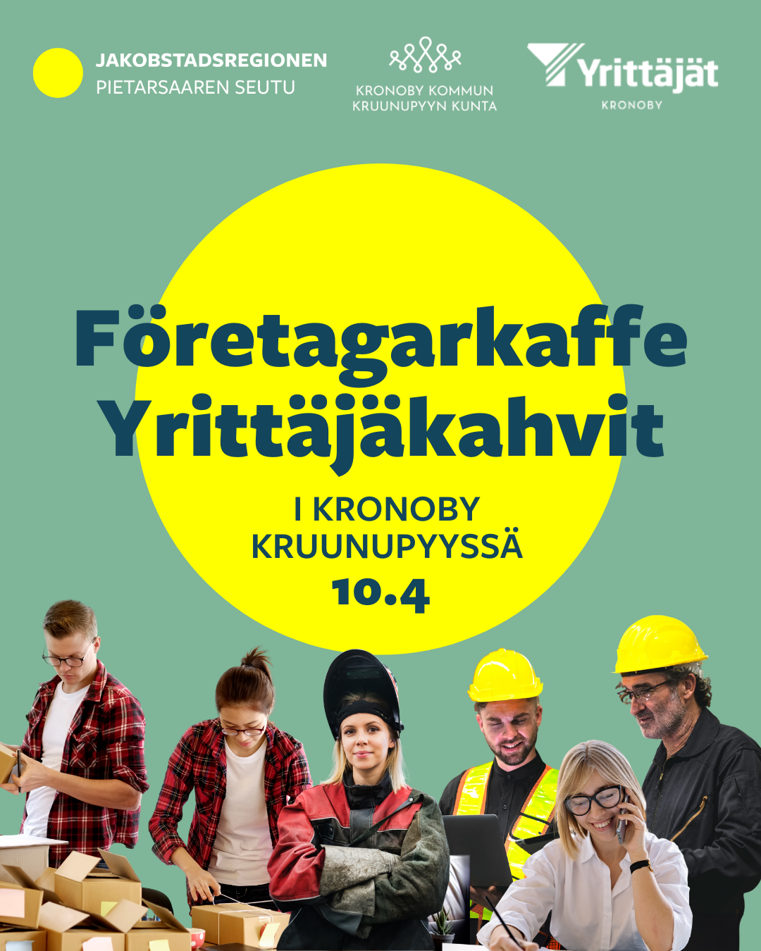 Företagarkaffe i Kronoby med Concordia - Yrittajat.fi