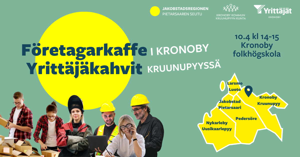 Företagarkaffe i Kronoby med Concordia - Yrittajat.fi