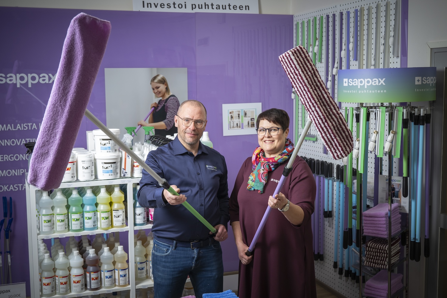 Petteri ja Anu Heinonen jatkoivat kahdestaan isän ja anopin työtä ...