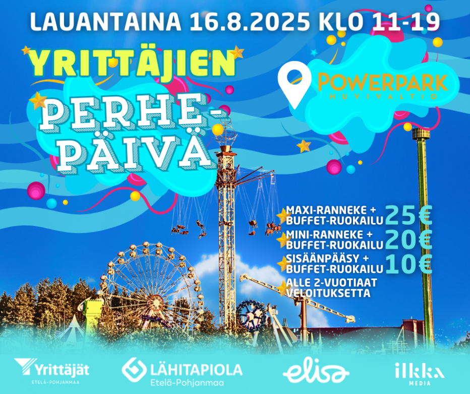 欢迎参加16.8.2025年XNUMX月XNUMX日星期六的企业家家庭日！ - Yrittajat.fi