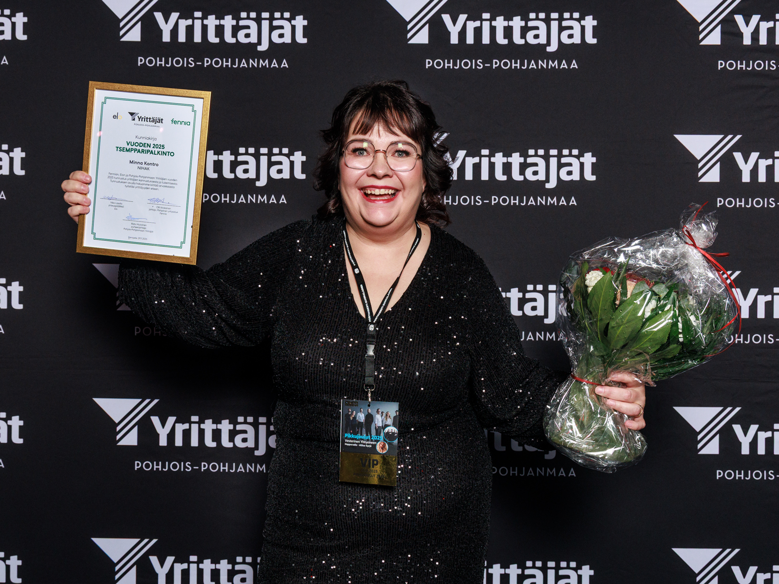 Vuoden Tsempparipalkinto Minna Kontro Oulainen - Yrittajat.fi