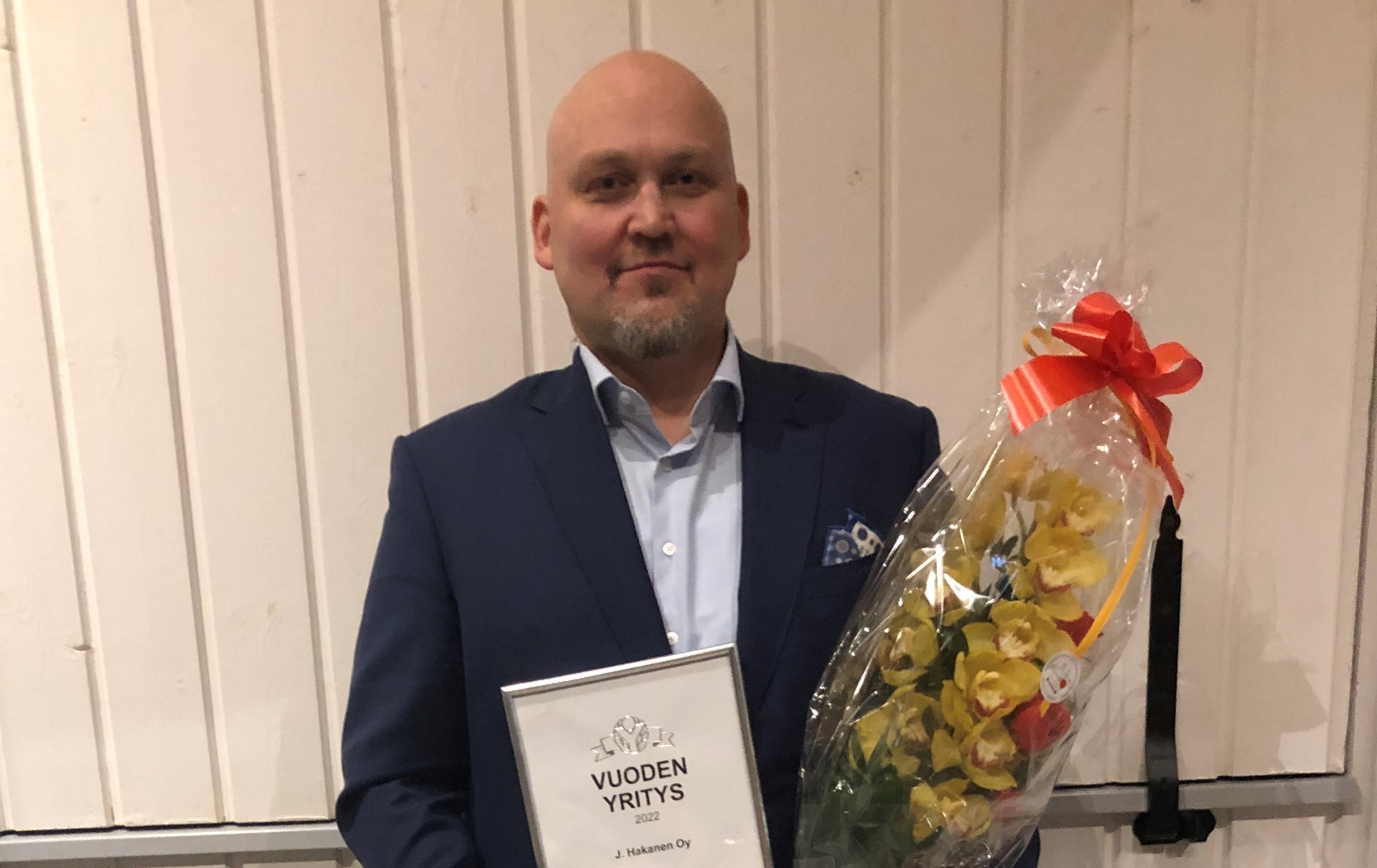 Juha Hakanen palkittiin vuoden yrittäjänä Vähänkyrön Yrittäjien 50 ...