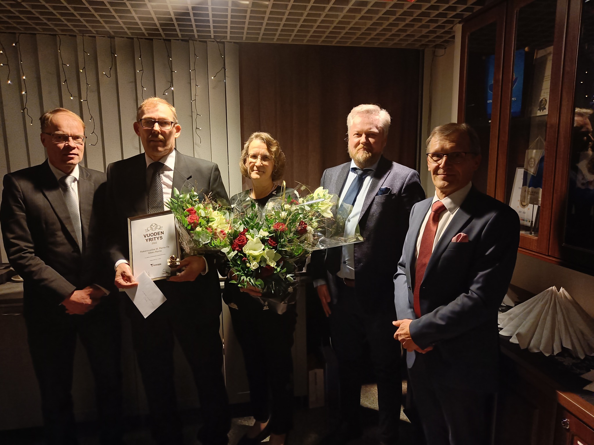 Alajärven Vuoden Yrittäjä 2022 Rakennusliike M. Ranta Oy - Yrittajat.fi