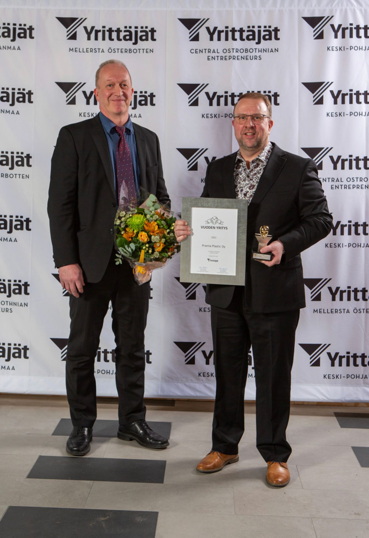 Vuoden 2022 maakunnalliset Yrittäjäpalkinnot Toholammille - Yrittajat.fi