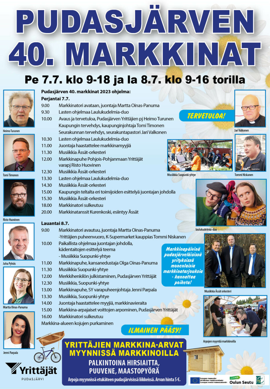 Pudasjärven markkinat 2023 - Yrittajat.fi