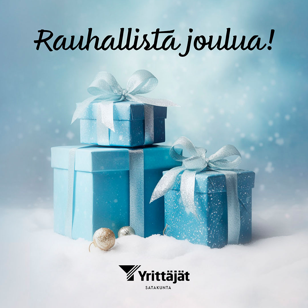Satakunnan Yrittäjät toivottaa rauhallista joulun aikaa ja menestystä ...